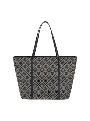 Tory Burch Large Tote Bag "t Monogram