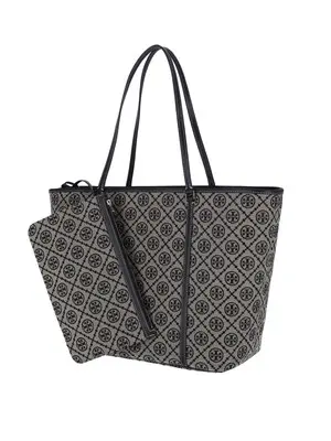 Tory Burch Large Tote Bag "t Monogram