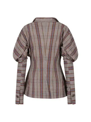VIVIENNE WESTWOOD Multicolor Viscose Checked Jacket