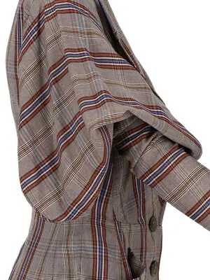 VIVIENNE WESTWOOD Multicolor Viscose Checked Jacket