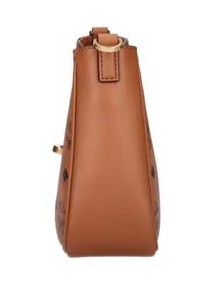 Mcm Small Tracy Shoulder Bag - Brown