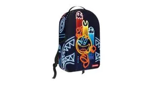 SPRAYGROUND Pacman Shark Backpack - Black/neon