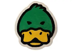 HUMAN MADE Duck Face Large Rug Green - Multicolor