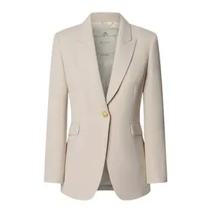 THE EXTREME COLLECTION Atelier Single-button Tailored Blazer - Beige