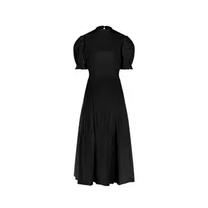 SHIKANZY Lola Maxi Three Tier Ruffle Cotton Dress