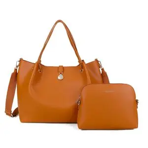 CAMPO MARZIO ROMA 1933 Catrin Chic Shoulder Bag Camel - Brown