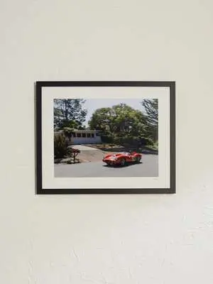 SONIC EDITIONS Framed 2026 Ferrari 250 Testa Rossa Print, 50" X 40 - Multi