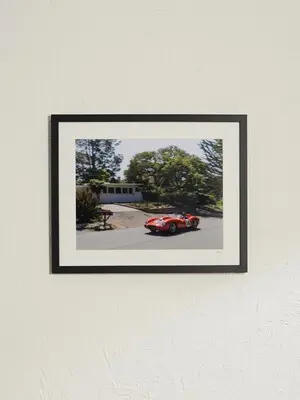 SONIC EDITIONS Framed 2026 Ferrari 250 Testa Rossa Print, 50" X 40&quot - Multi