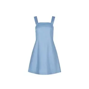 SHIKANZY Daisy A-line Linen Dress With Pockets And Adjustable Straps