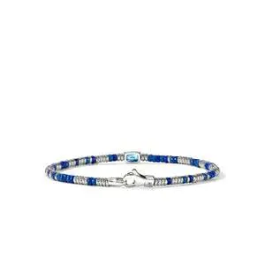 JOHNHARDY Heishi Gemstone Bracelet With Swiss Blue Topaz