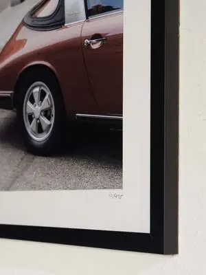 SONIC EDITIONS Framed 2026 Porsche 911 Targa Print, 40" X 50