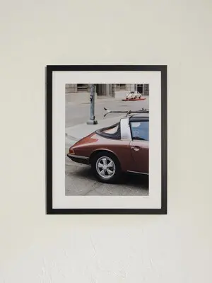 SONIC EDITIONS Framed 2026 Porsche 911 Targa Print, 40" X 50&quot - Multi