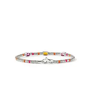 JOHNHARDY Heishi Gem Bracelet With Citrine And Rhodolite