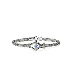 JOHNHARDY John Hardy Icon Bracelet With Tanzanite And Diamonds - Sterling Silver