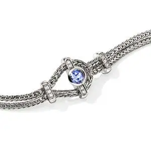JOHNHARDY John Hardy Icon Bracelet With Tanzanite And Diamonds
