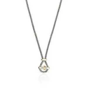 JOHNHARDY Icon Necklace, Gold Orange Citrine 1.8mm