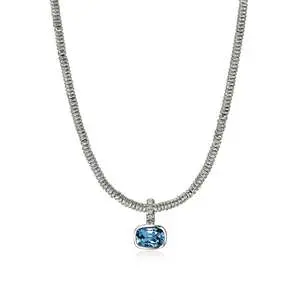 JOHNHARDY John Hardy Heishi Gem Charm London Blue Topaz And Diamonds
