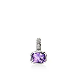 JOHNHARDY John Hardy Heishi Gem Charm Amethyst, Diamonds - Sterling Silver