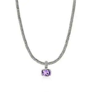 JOHNHARDY John Hardy Heishi Gem Charm Amethyst, Diamonds