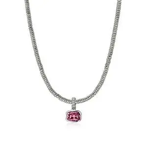 JOHNHARDY Heishi Gem Charm Rhodolite, Diamonds