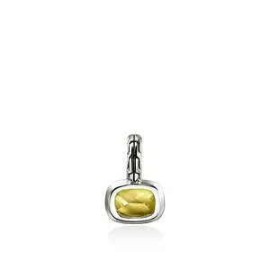 JOHNHARDY Heishi Gem Charm Lemon Quartz, Diamonds