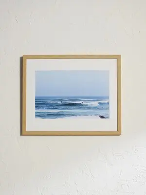 SONIC EDITIONS Framed 2022 Surfs Up San Diego Print, 50" X 40&quot - Multi