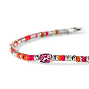 JOHNHARDY Heishi Gem Bracelet Rhodolite