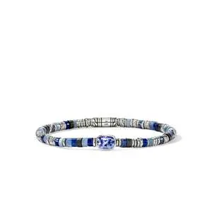 JOHNHARDY John Hardy Heishi Gem Bracelet Tanzanite, 4mm - Sterling Silver