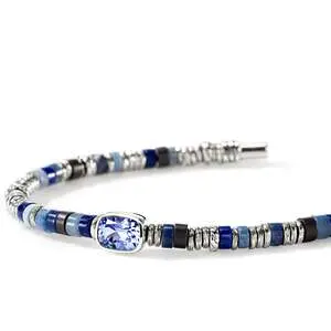 JOHNHARDY John Hardy Heishi Gem Bracelet Tanzanite, 4mm
