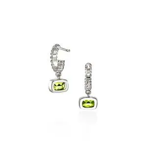 JOHNHARDY John Hardy Heishi Gem Earrings Peridot