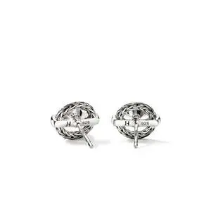 JOHNHARDY Icon Stud Earrings Diamonds, Tanzanite