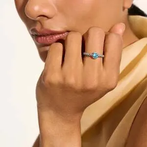 JOHNHARDY John Hardy Swiss Blue Topaz Band Ring