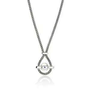 JOHNHARDY Icon Necklace Tanzanite, Diamonds, 2.5mm