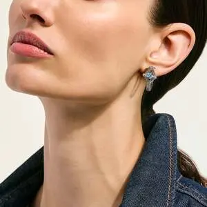 JOHNHARDY Hoop Earrings With Swiss Blue Topaz