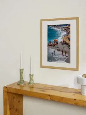 SONIC EDITIONS Framed 2023 Riviera Romance Print, 40" X 50
