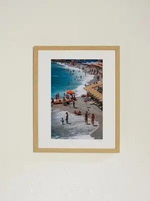 SONIC EDITIONS Framed 2023 Riviera Romance Print, 40" X 50&quot - Multi