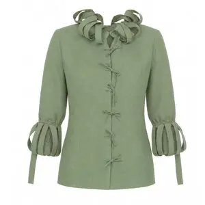 TAARACH & AMPERSAND Cocoon Blouse With Twisted Cords