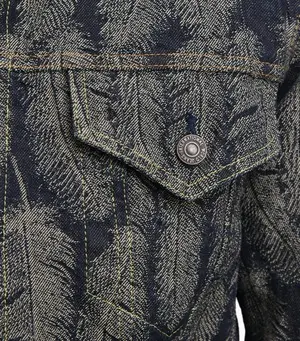 Kapital Magpie Feather Motif Denim Jacket