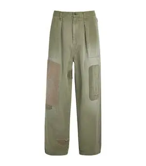Kapital Fatigue Herringbone Baggie Jeans