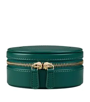 Wolf X Fiona Howard Sophia Round Bracelet Travel Case - Green