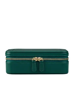 Wolf X Fiona Howard Sophia Jewellery Travel Case - Green