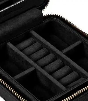 Wolf Large Lauren Travel Jewellery Case