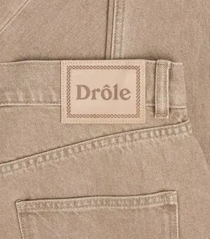 Drole De Monsieur Straight Leg Washed Denim Jeans