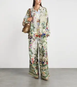 Camilla Silk Art For The Empress Wide Trousers