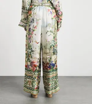 Camilla Silk Art For The Empress Wide Trousers