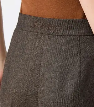 Max Mara Virgin Wool Wide-leg Trousers