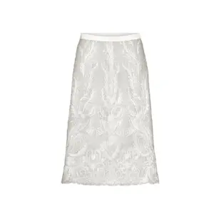 SCARLETT GASQUE Bianca Skirt Midi Pencil Silhouette With Hand-beaded Tulle