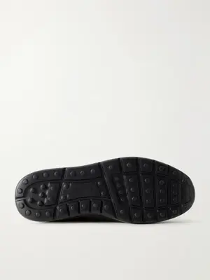 TOD'S Suede-trimmed Wool-knit Sneakers