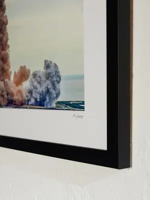 SONIC EDITIONS Framed 2011 Cape Canaveral Print, 50" X 40&quot - Multi