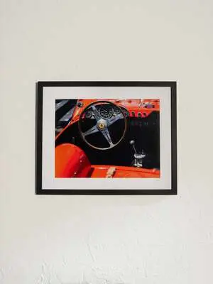 SONIC EDITIONS Framed 2026 Ferrari 250 Tr Print, 50" X 40